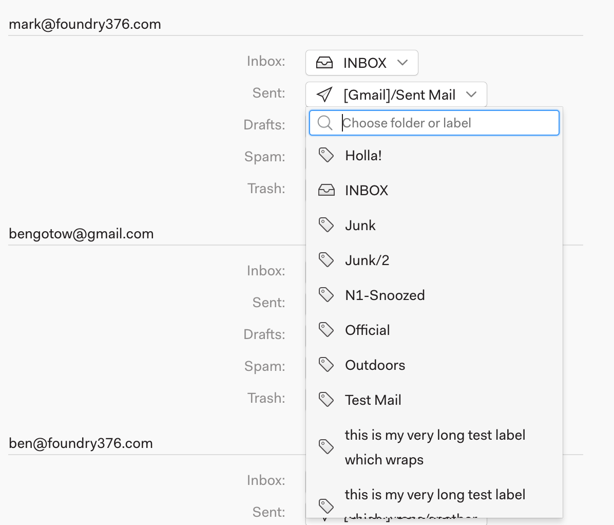 Mailspring is spawning extra [Gmail]/Sent Mail folder on Gmail · Issue #355 · Foundry376 ...
