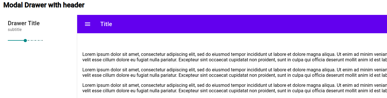 Slider knob is always on the left when embedded in mwc-drawer content · Issue #1885 · material ...