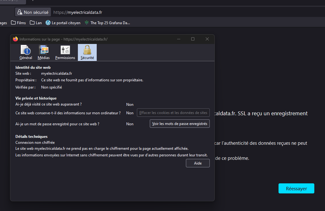 Souci nom de domaine myelectra · Issue #310 · MyElectricalData/myelectricaldata_import · GitHub