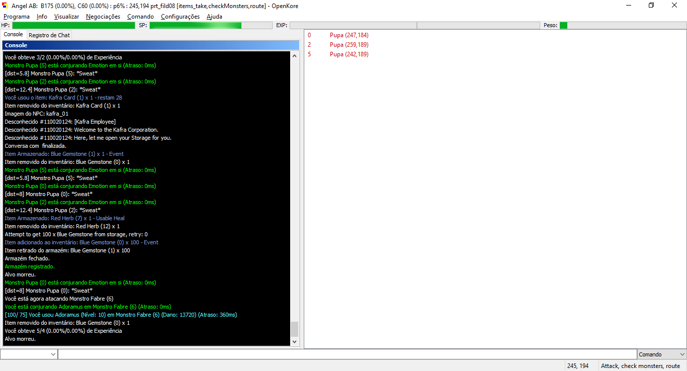 bot dont use storageAuto_useItem if route · Issue #3188 · OpenKore/openkore · GitHub