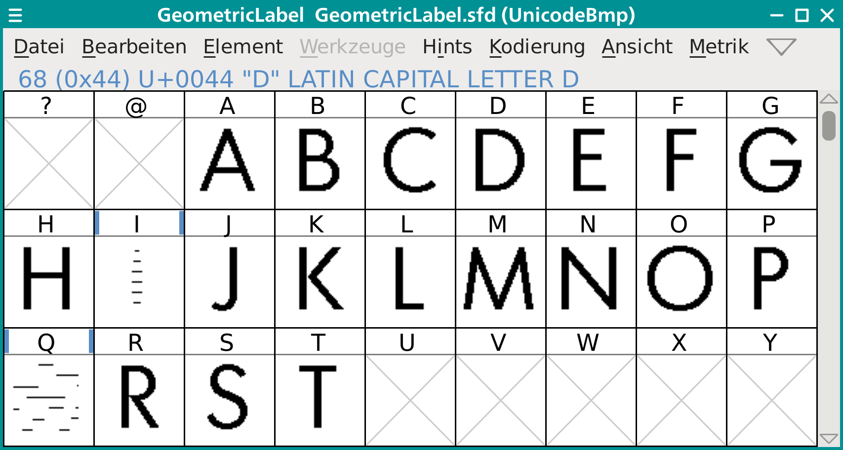 Defective bitmap glyphs · Issue #5267 · fontforge/fontforge · GitHub