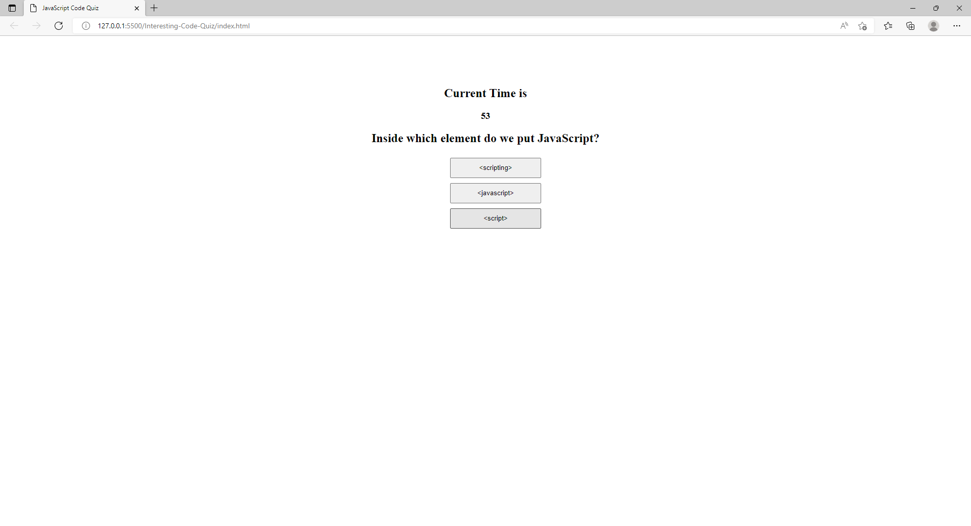 GitHub - Navneet-Birdi/Interesting-Code-Quiz
