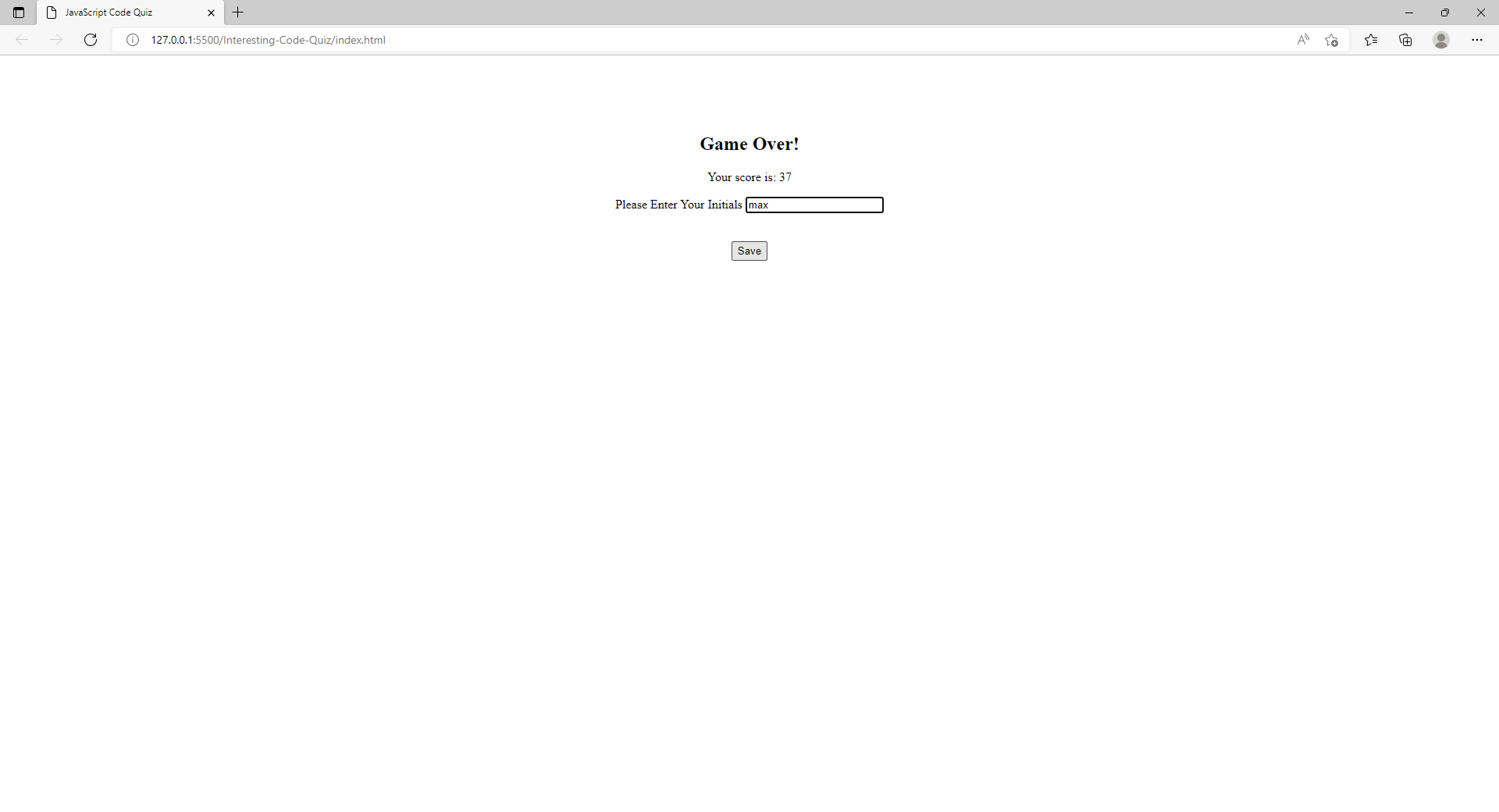 GitHub - Navneet-Birdi/Interesting-Code-Quiz