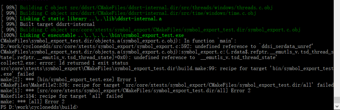 symbol_export can not find ddsi_serdata_unref in windows（compile with mingw64） · Issue #1497 ...