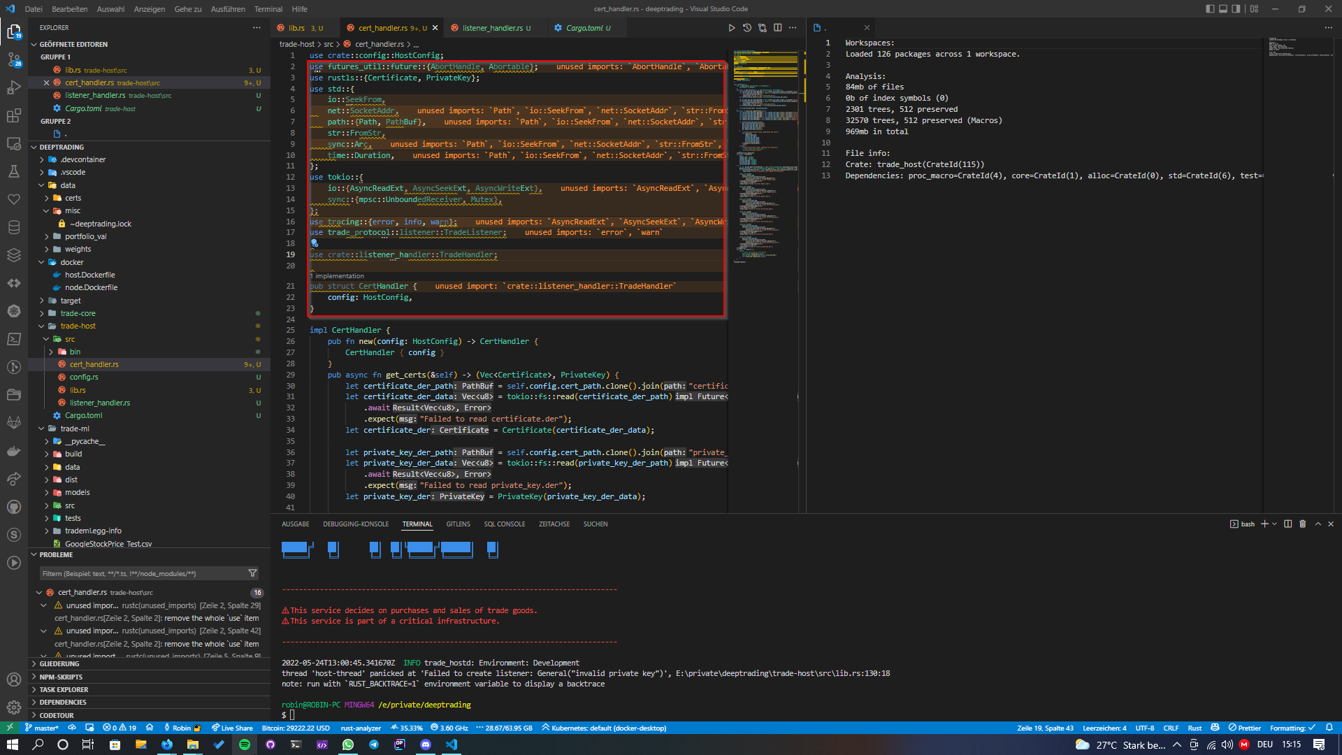 Weird underlining · Issue #12374 · rust-lang/rust-analyzer · GitHub