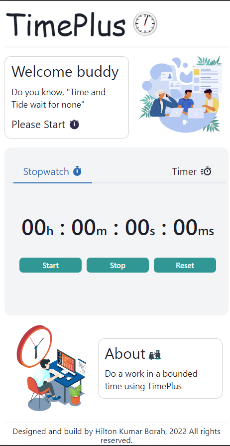 GitHub - Hilton-Borah/Time-plus: Time plus is a timer application which has a stopwatch with a ...