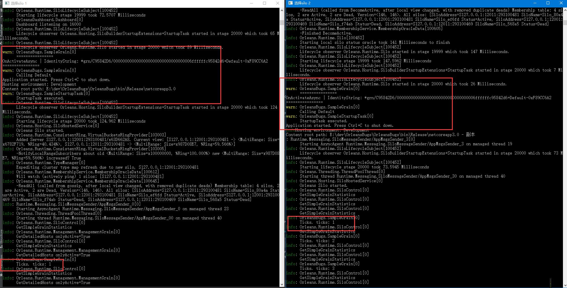 Bug report. StartupTasks will activate the same Grain multiple times · Issue #5536 · dotnet ...