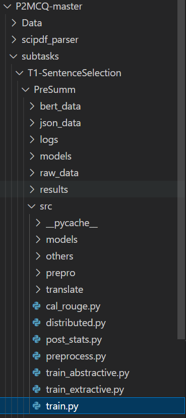 No such file or directory: '../bert_data_new/cnndm.train.pt' · Issue #1 · Olivia-fsm/P2MCQ · GitHub