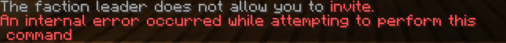/f invite and /f deinvite not working · Issue #214 · SavageLabs/SavageFactions · GitHub