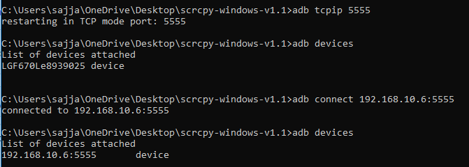 Needs Info Connecting On Tcpip · Issue 155 · Genymobilescrcpy · Github