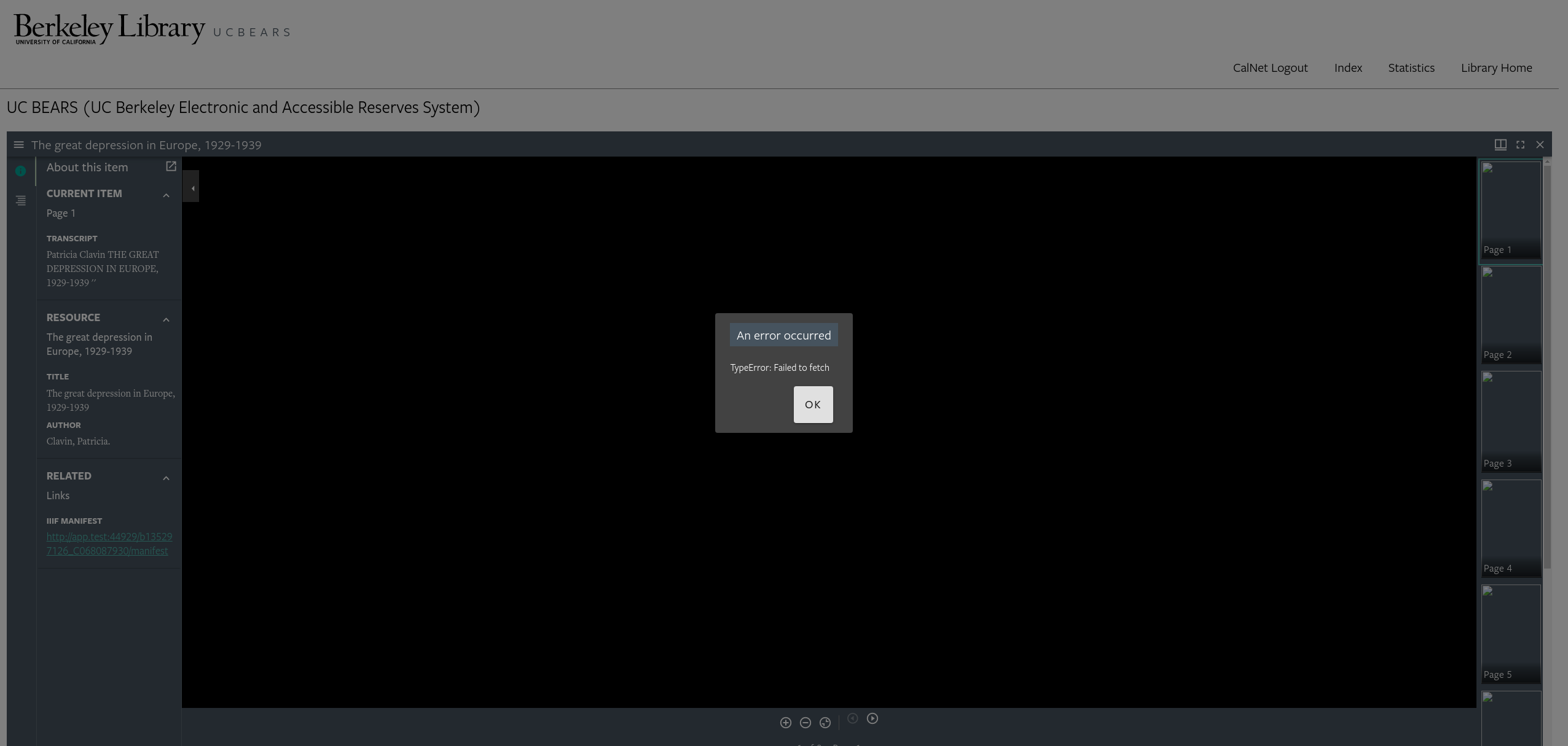 Error dialogs block entire browser window · Issue #3498 · ProjectMirador/mirador · GitHub