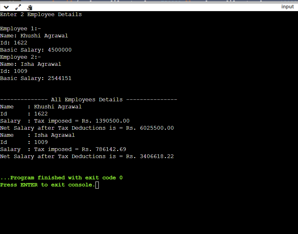 GitHub - khushiagrawal1016/Salary-Tax-Slabs_C-Program-Project