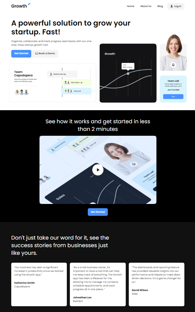 GitHub - Prakhar-Verma39/SaaS-Company-Landing-Page: A sample of SaaS ...