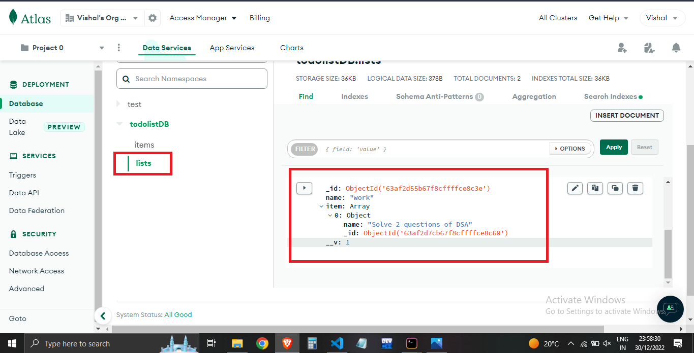 GitHub - vishalkashyap247/todolist-using-express-mongodb