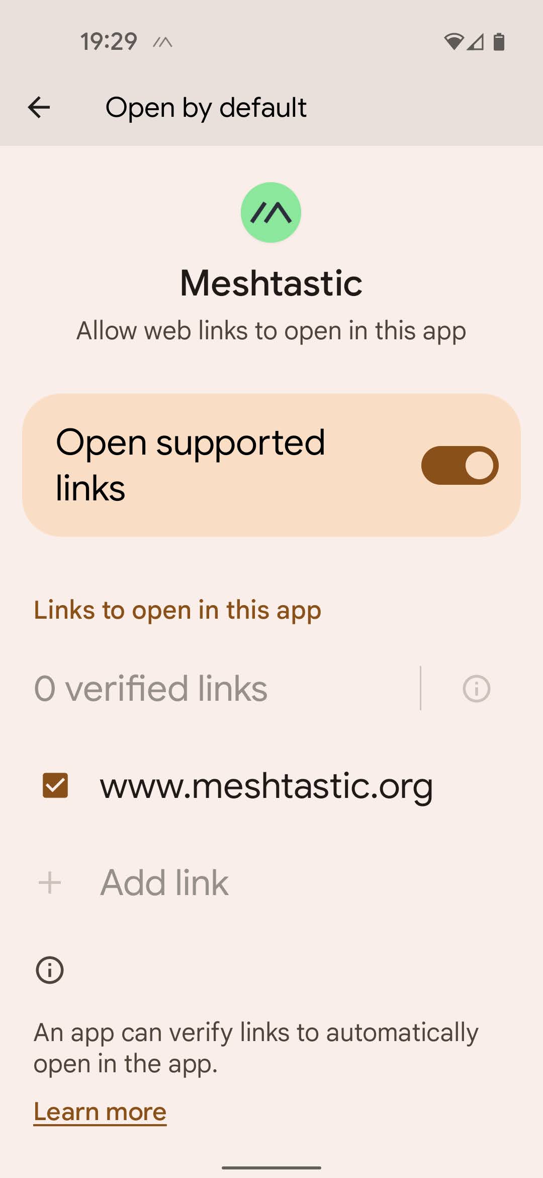 Documentation issue: Android might not connect www.meshtastic.org links to the app · Issue #315 ...