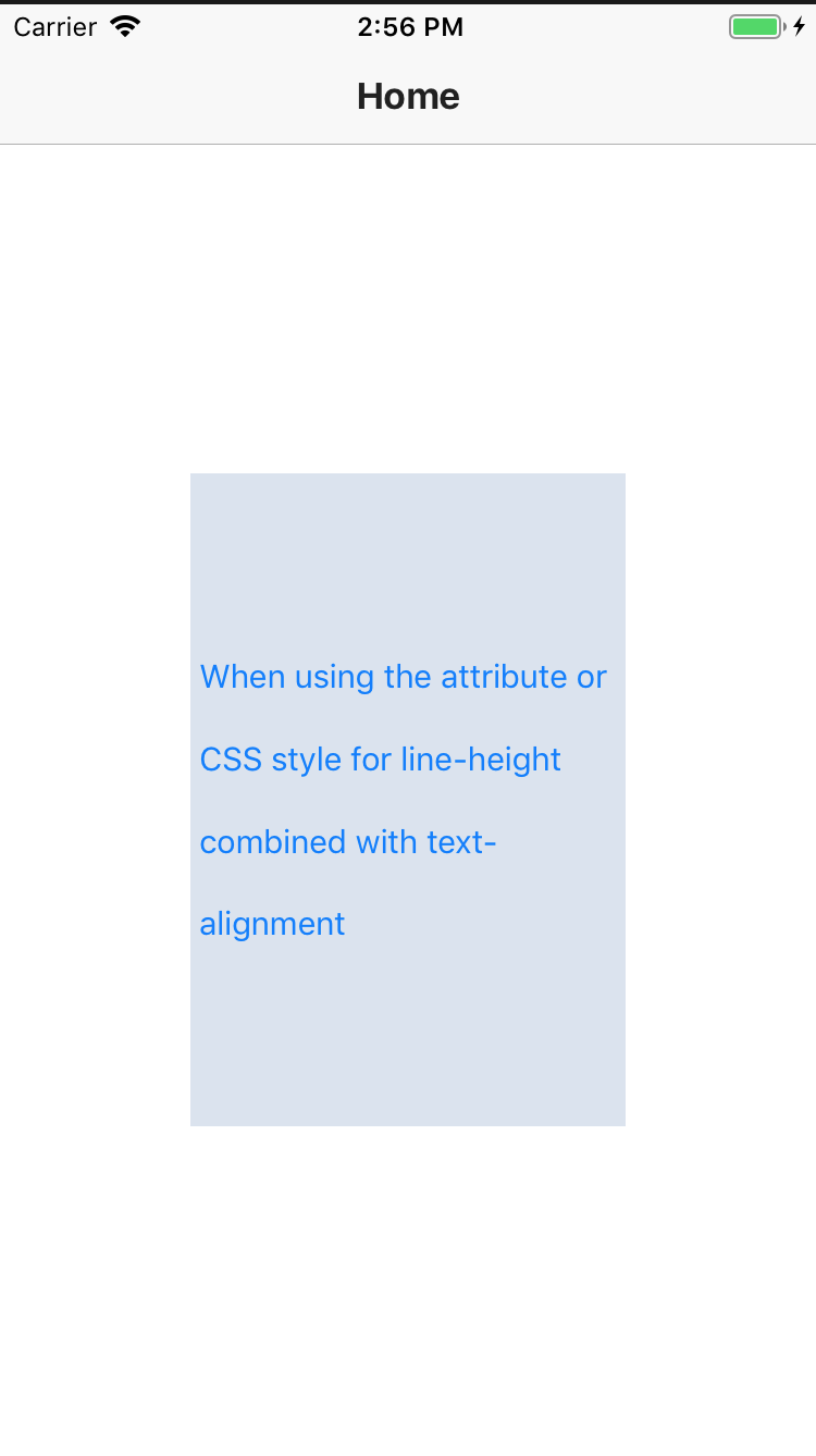 Line-height property breaks text alignment on Button (iOS) · Issue #6429 · NativeScript ...