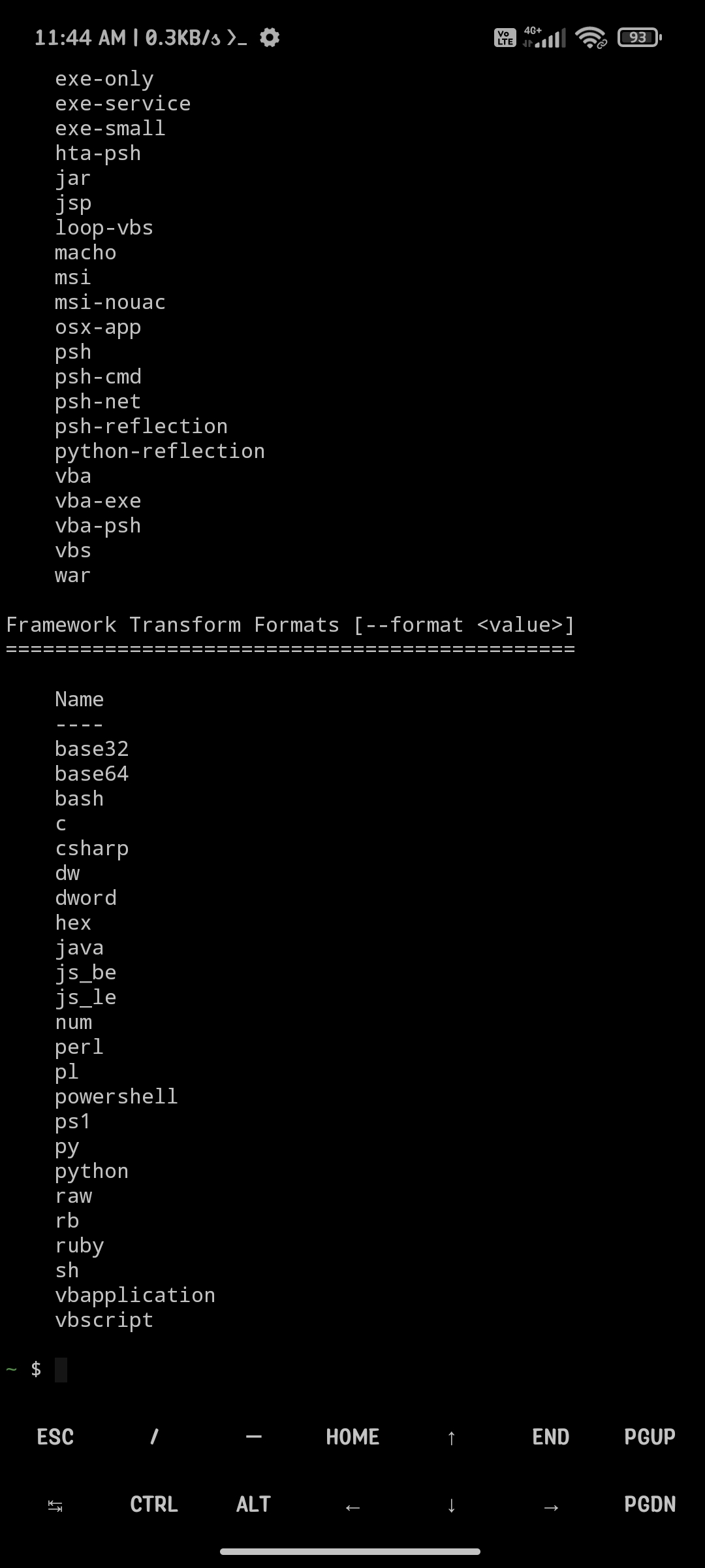 Msfvenom · Issue #9 · efxtv/Install-Metasploit-Framework-6-in-Termux · GitHub