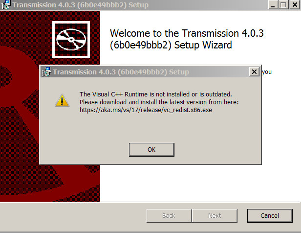 Unable To Install 403 On Windows 7 · Issue 5620 · Transmissiontransmission · Github 