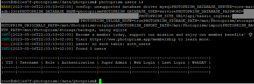 🐛 [Photoprism] Cannot add user in Photoprism Preview-6 · Issue #798 · alexbelgium/hassio-addons ...