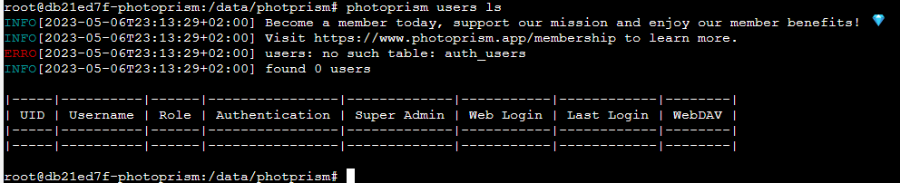 🐛 [Photoprism] Cannot add user in Photoprism Preview-6 · Issue #798 · alexbelgium/hassio-addons ...