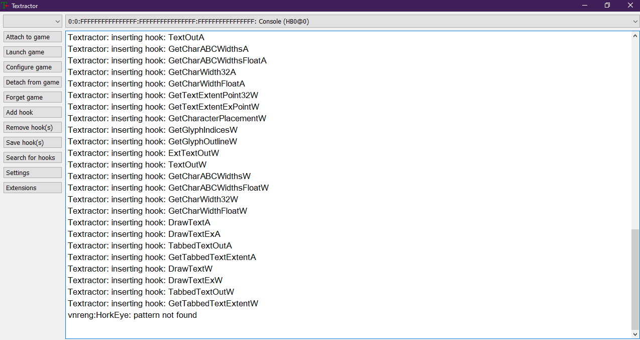 vnreng:HorkEye: pattern not found · Issue #788 · Artikash/Textractor · GitHub