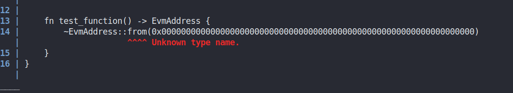 Improve Error Messages For Unknown Types · Issue 1797 · Fuellabs Sway · Github