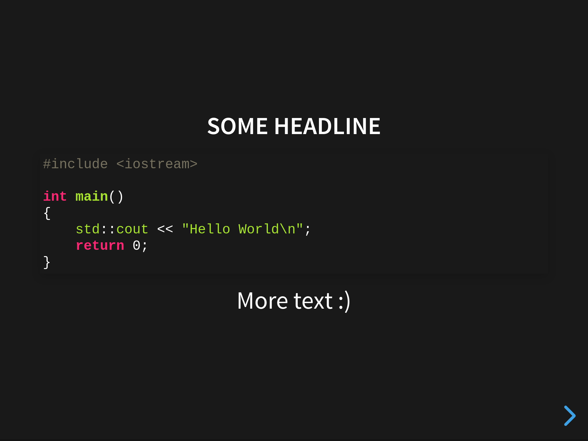 markdown code sections with c++ includes don't work since 4.0 · Issue #2713 · hakimel/reveal.js ...