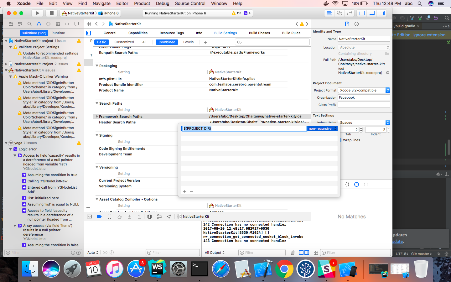 'GoogleSignIn/GoogleSignIn.h' file not found · Issue #108 · react-native-google-signin/google ...