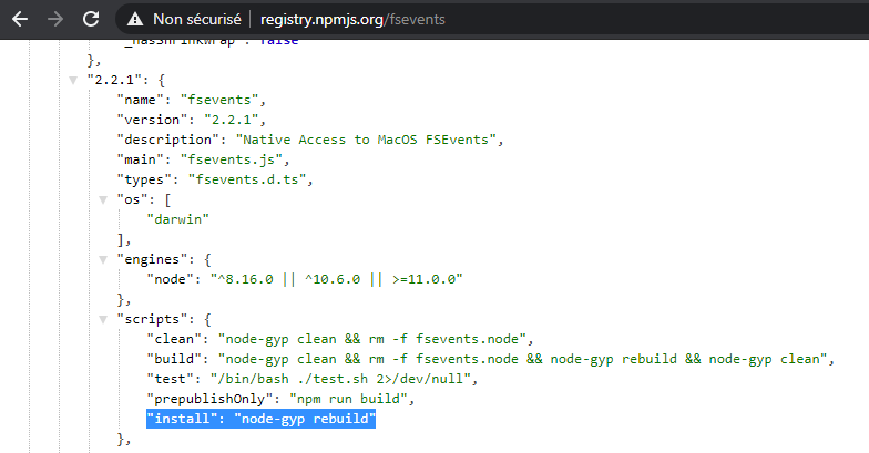 Fsevents@2 does not use gyp. Yarn thinks it does · Issue #8052 · yarnpkg/yarn · GitHub