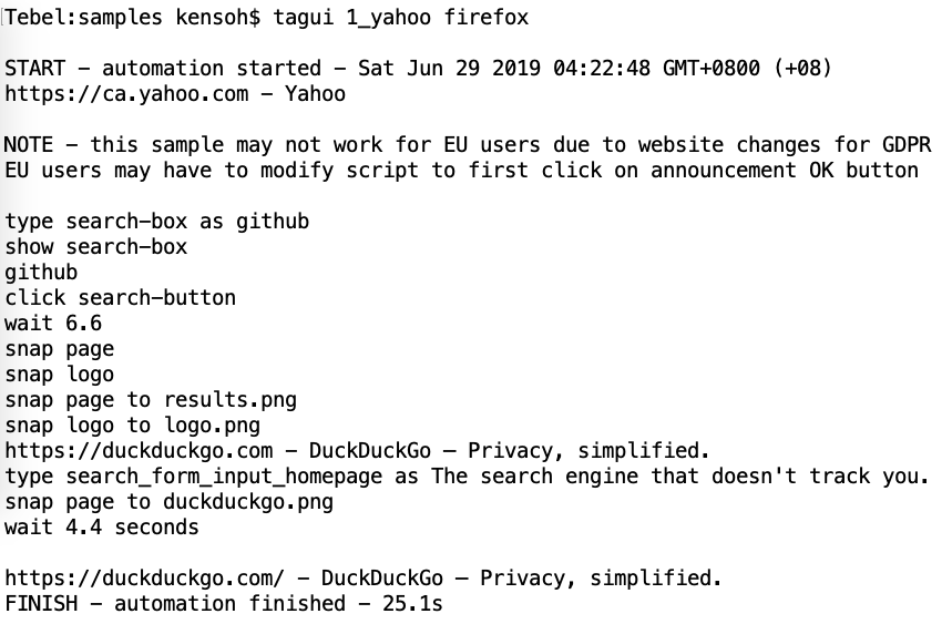 TagUI works with Firefox? - older version 59 yes, download here · Issue ...