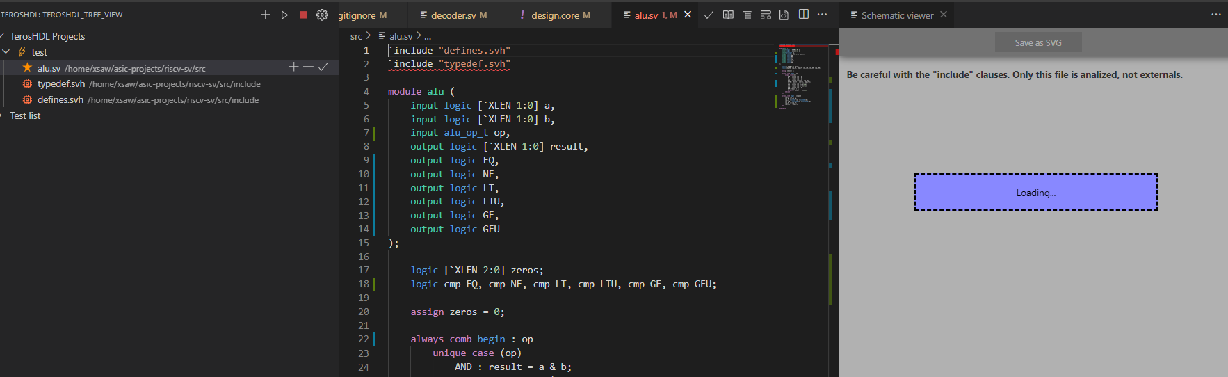 Pipe schematic viewer output to vscode console · Issue #213 · TerosTechnology/vscode-terosHDL ...