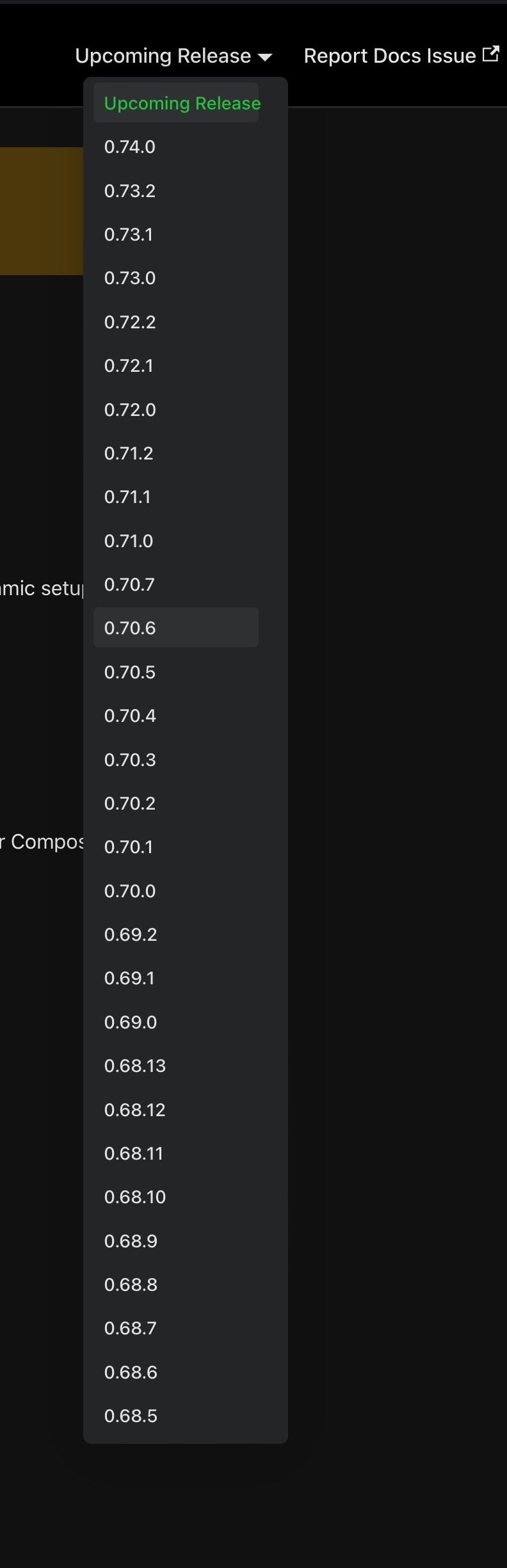 [FR] Changing the version of the docs obstructs my view · Issue #487 · kurtosis-tech/kurtosis ...