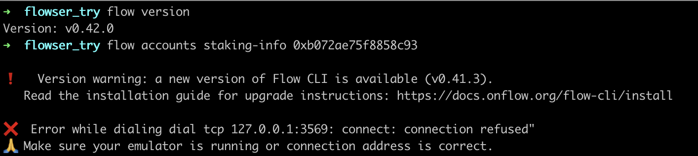 Two problems in v0.42.0 · Issue #723 · onflow/flow-cli · GitHub