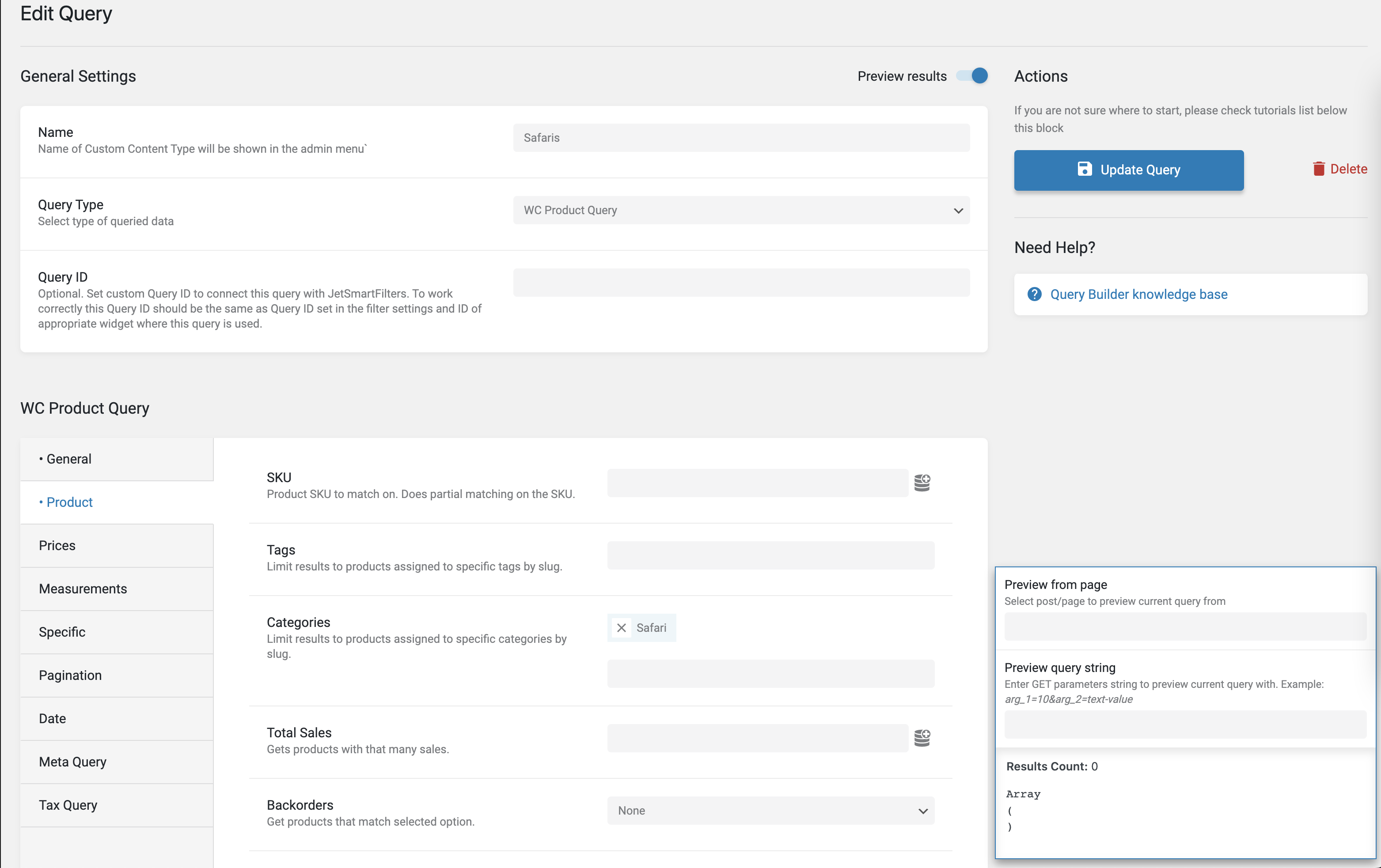 Jetengine Query Builder Wc Products Query Built Before `producttypeselector` Impacting
