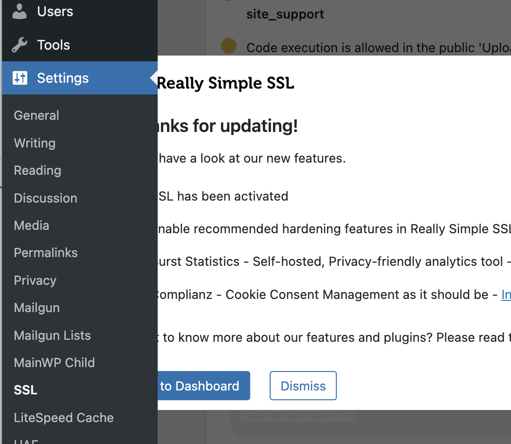 zindex clash with popup · Issue #543 · Really-Simple-Plugins/really-simple-ssl · GitHub