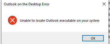 Unable to locate Outlook executable on your system · Issue #178 · mscrivo/OotD · GitHub