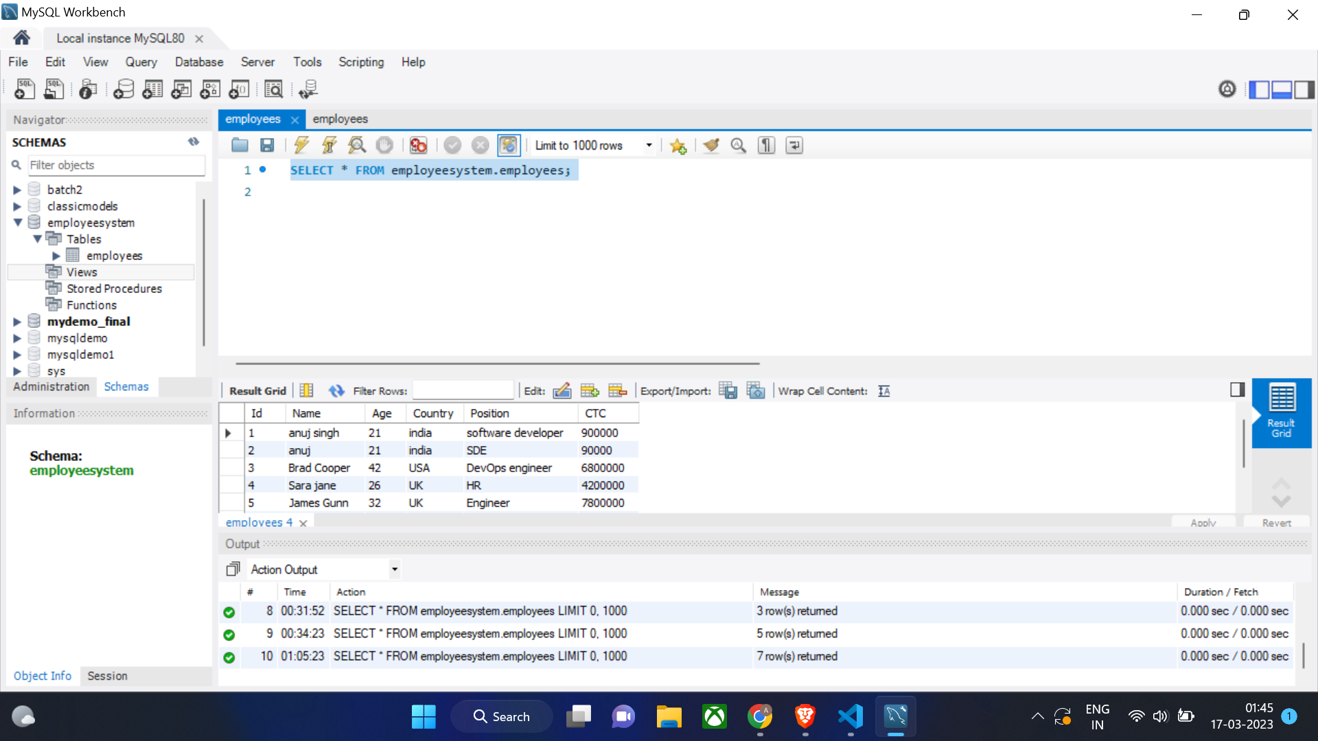 GitHub - AnujSingh718/Employee-Database: An employee data page where ...