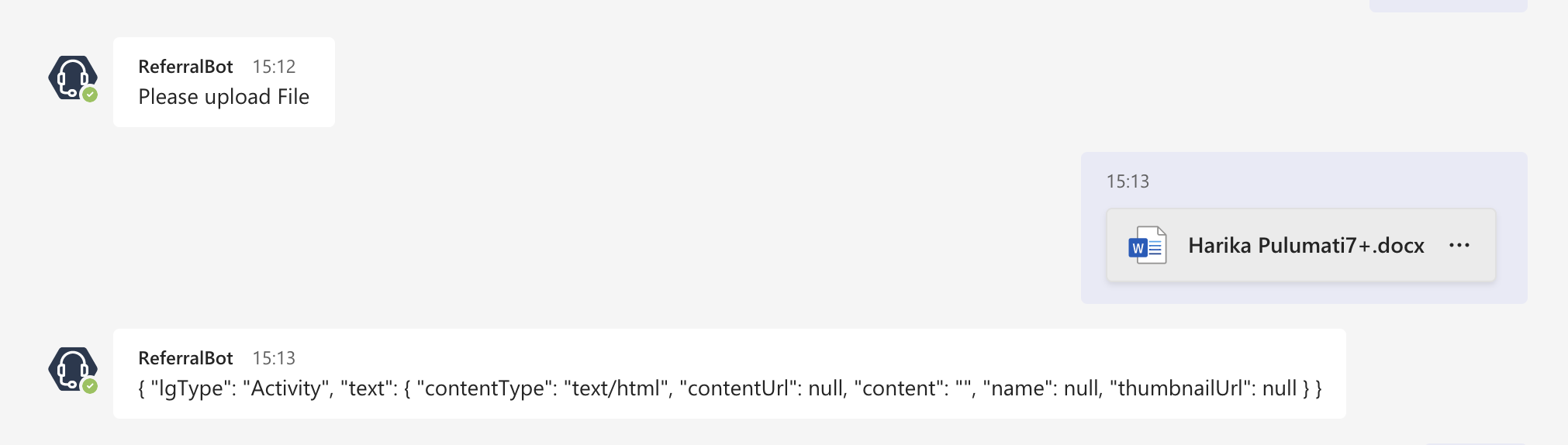 Send File/Image type attachment from user to bot on Teams group chat through Composer · Issue ...