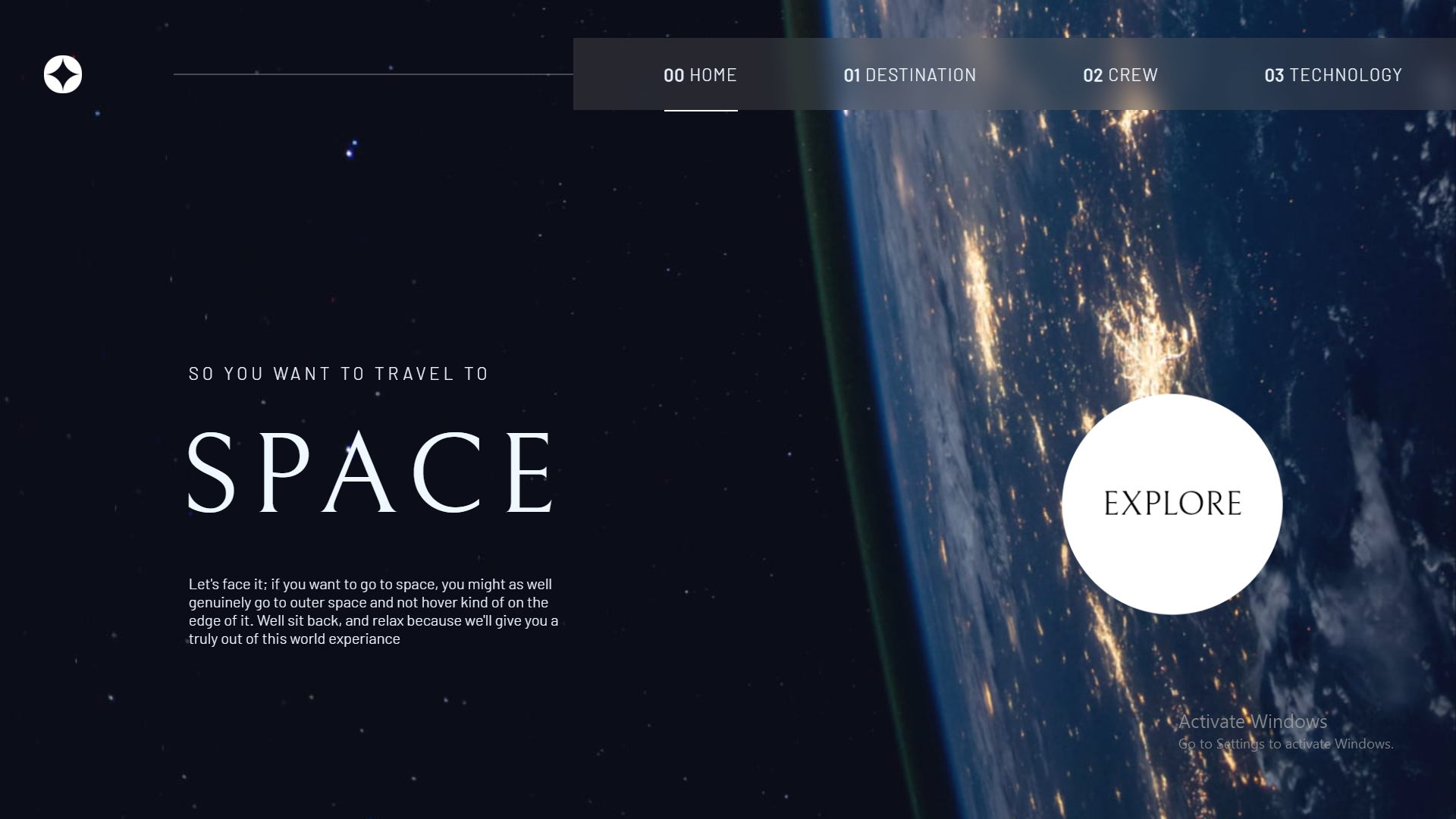 GitHub - pinocchio-life-like/space_tourism_website