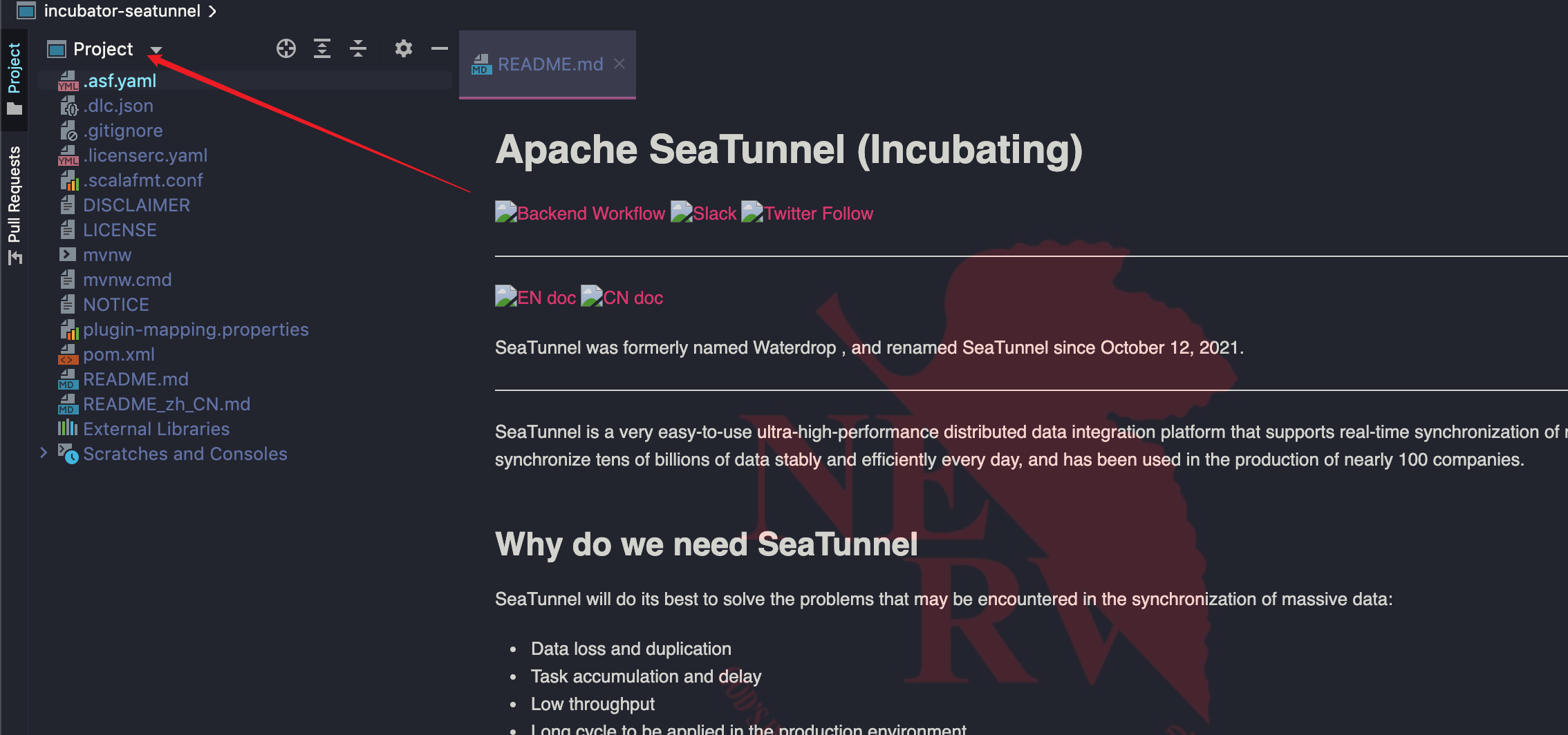 [Feature] [SeaTunnel] Delete .idea directory · Issue #2258 · apache/seatunnel · GitHub