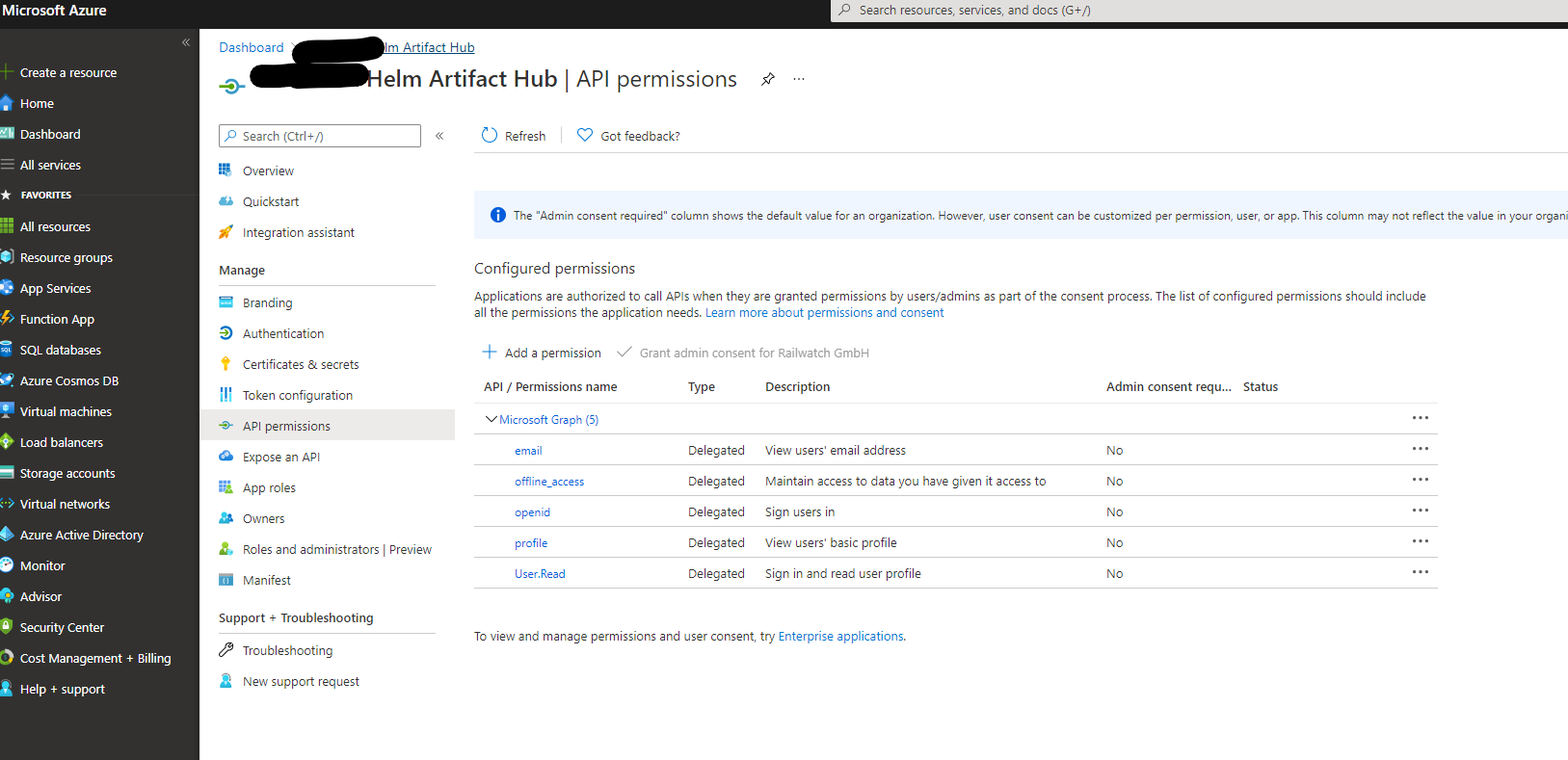 OpenID OAuth not working on Azure AAD · Issue #1527 · artifacthub/hub ...