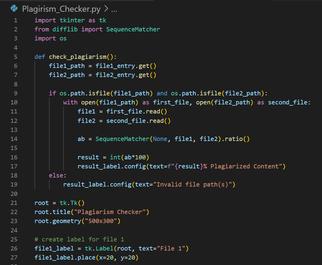 GitHub - helloaaditya/CodeClause_Plagirism_Checker