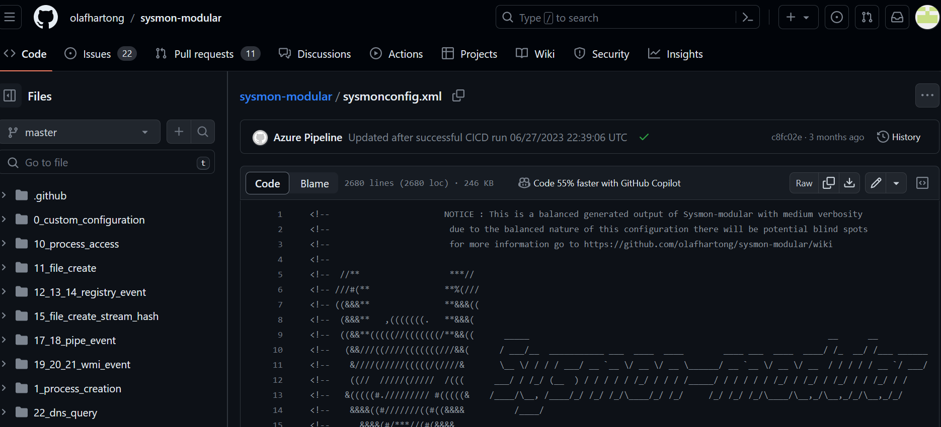 GitHub - MustangGuy86/sysmon-install: In this repository I will be doing a walk through of how ...