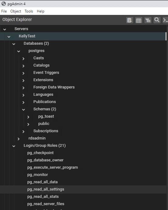 No Icon Shows In Object Explorer · Issue 6773 · Pgadmin Org Pgadmin4 · Github