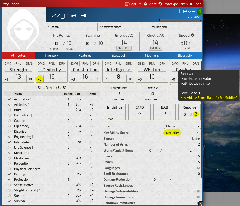 Max Resolve Points not calculated correctly · Issue #731 · foundryvtt-starfinder/foundryvtt ...