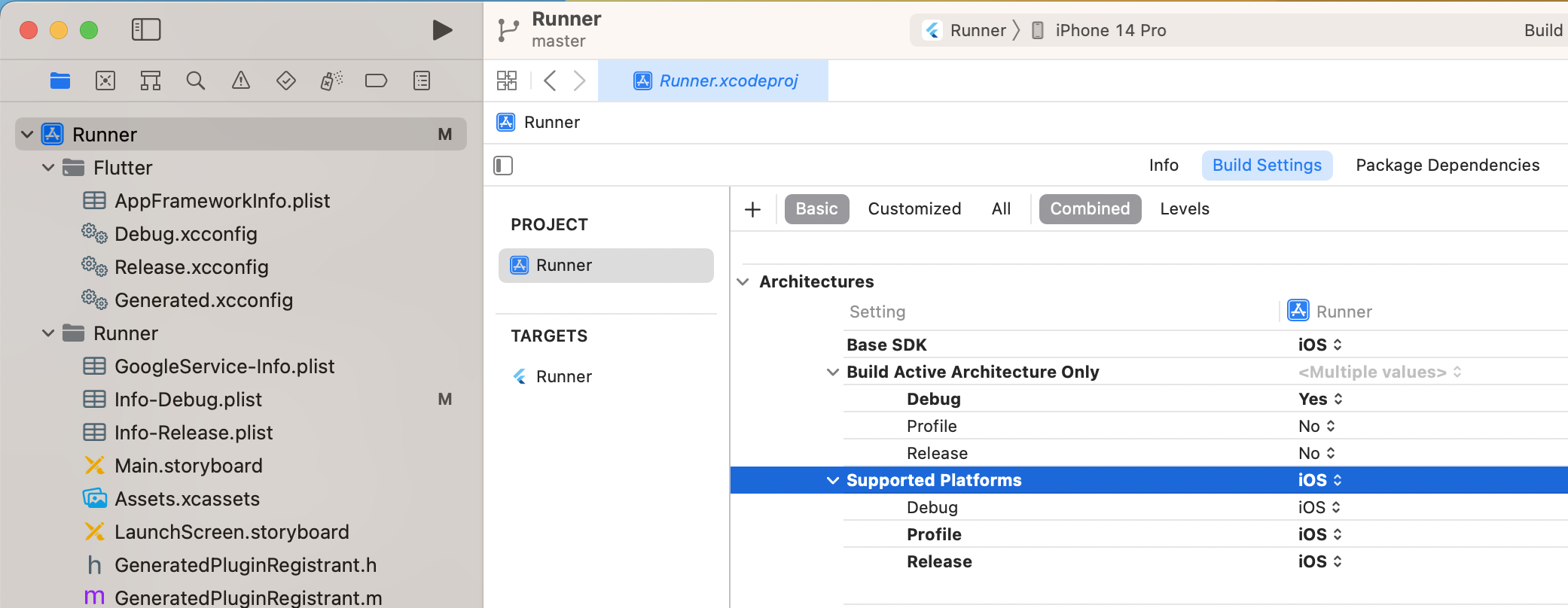 Flutter 3 7 11 Xcode 14 3 Unable To Find A Destination Matching The Provided Destination