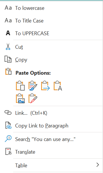 Can we add custom styles to the right click context menu? · Issue #1030 · stevencohn/OneMore ...