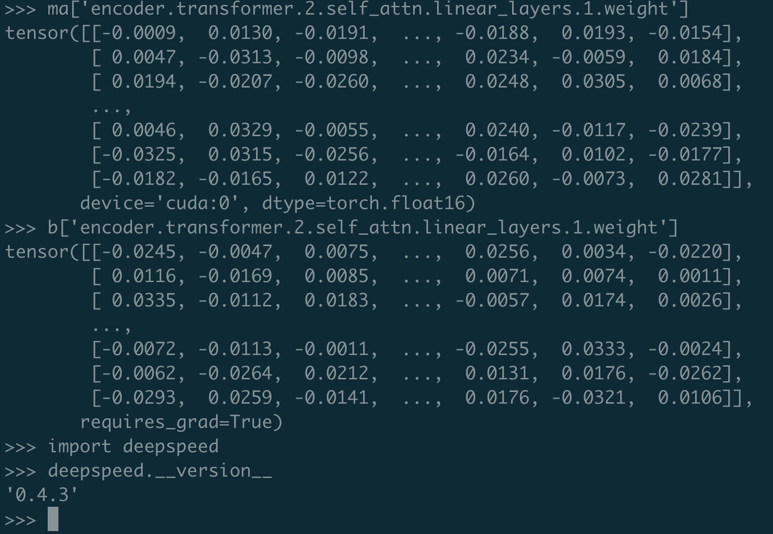 zero_to_fp32.py seems exporting a wrong model · Issue #1165 · deepspeedai/DeepSpeed · GitHub