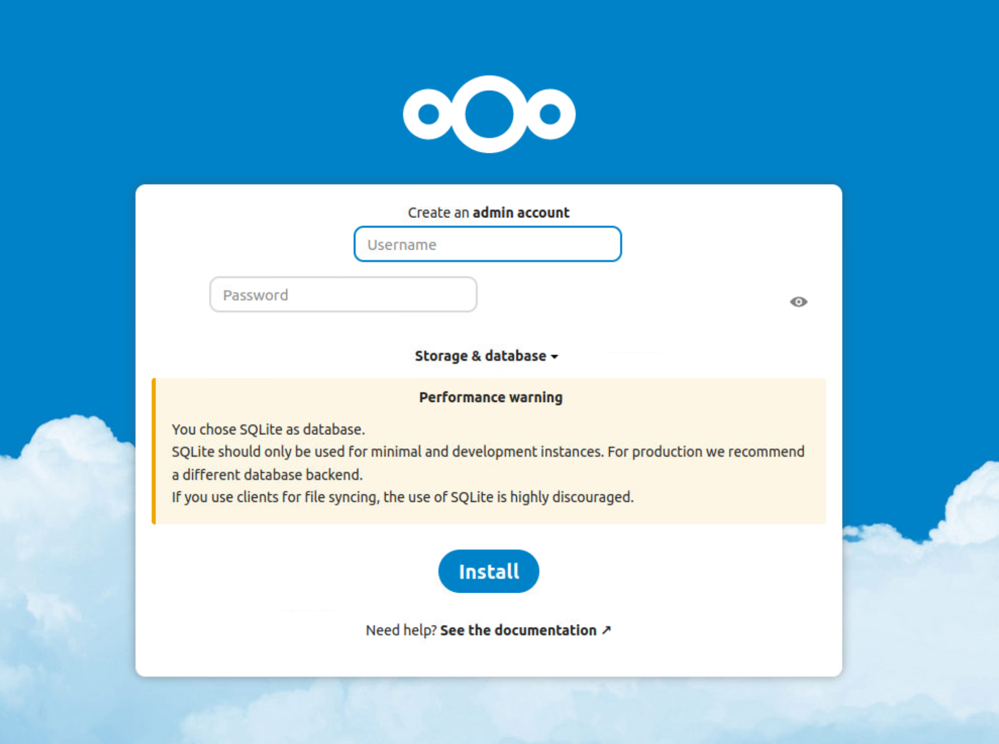 [Bug]: graphical glitch on setup page on nc25-beta7 · Issue #34158 · nextcloud/server · GitHub