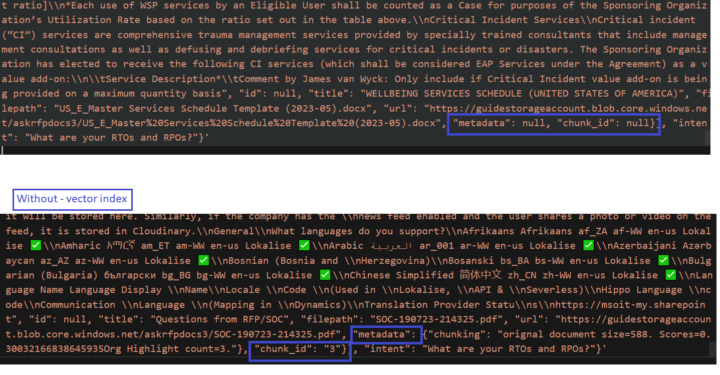 Filenames are not returned in Citations - With semantic hybrid search with vector field in the ...
